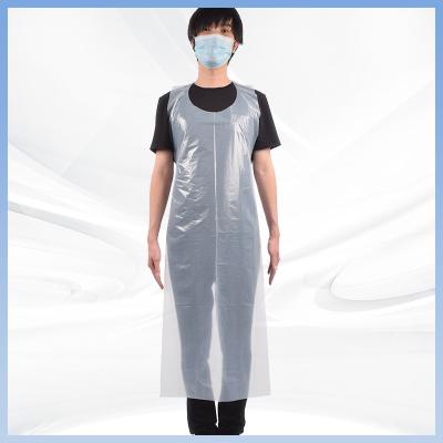 China Disposable CPE Apron 71x116cm Waterproof Antibacterial Antifouling for Household Cleaning for sale