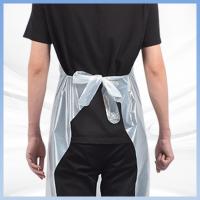China Disposable CPE Apron 71x116cm Waterproof Oil Proof Plastic Apron for Hospital for sale