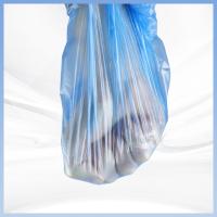China Blue Disposable CPE Apron 71cm*116cm Plastic Aprons Disposable for sale