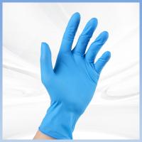 China Wholesale Disposable Nitrile Gloves 4 Mil Blue 9 Inch Powder Free for Hand Protection for sale