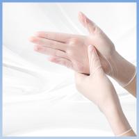 China Disposable PVC Gloves Transparent S M L XL 100pcs Box ASTM Certified Waterproof Oil Proof for sale