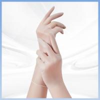 China Disposable PVC Gloves Transparent Pink S M L XL 100pcs Box Waterproof Oil Proof for sale
