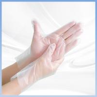 China Disposable TPE Gloves Non Slip Strong Breathability Safe Handling S M L XL 100pcs Box for sale