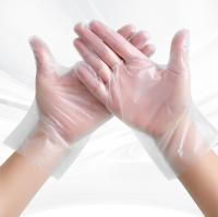 China Disposable TPE Gloves Textured Oil Proof Waterproof Non Latex 100pcs Box S M L XL for sale