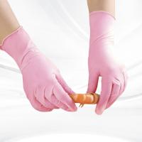 China Disposable PVC Gloves 100pcs per Box Pink S M L XL Food Safe Latex Free for sale