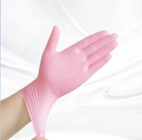 China Disposable PVC Gloves 100pcs per Box Pink S M L XL Food Safe Latex Free for sale