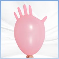 China Disposable PVC Gloves Pink Powder Free Latex Free 100pcs Box S M L XL for sale