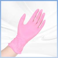 China Disposable PVC Gloves Pink 100pcs per Box S M L XL Powder Free Latex Free for sale