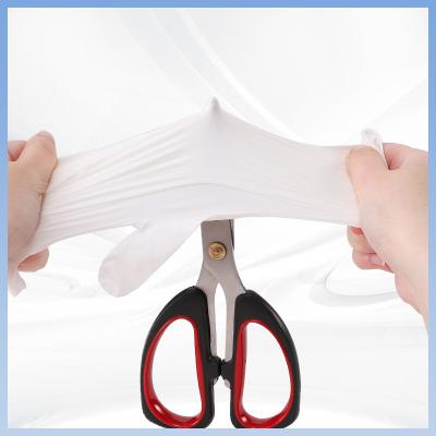 China Disposable Latex Gloves 4 Mil Powder Free Textured Fingertips Black S M L XL for sale