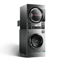 China Washing Machines and Drying Machines Stacked Washer and Dryer 22kg Industrial Laundry Machines for Hotel for sale