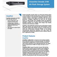 China HUAWEI HW OceanStor Dorado 2100 1/10/25 Gbps Ethernet 64GB SAS 3.0 All-flash Storage System for sale