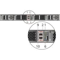 China Hua Wei 25ge Access Switch with Flexible Cards 32 Port 100ge Qsfp28 Optical 2*Fan Box for sale