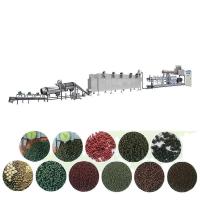 China Floating Catfish Feed Pellet Making Extruder Machine Corn Snack Double Screw Pellet Extruder Plant Price for sale