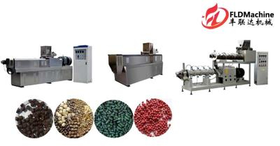 China Animal Floating Fish Feed Pellet Extruder Mill Machine for sale