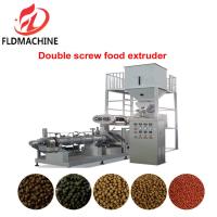 China Floating Fish Animal Pet Food Feed Pellet Mill Extruder Making Machine Production Line for sale