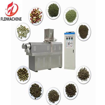 China Aquatic Fish Food Production Feed Extruder Machine Line for sale