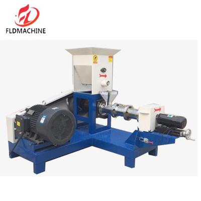 China Pet Food Production Line Dog Cat Food Extruder, Floating Fish Feed Pellet Machine for sale