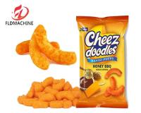 China Industrial Quality Rings Balls Corn Puffing Food Production Manufacturing Line Twin Screw Snacks Chips Extruder Machine Plant Direct Puff Snack Making Machinery for sale