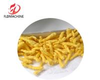 China Corn Chips Production Line Nik Nak Corn Curls Manufacturing Plant Fried Baked Kurkure Cheetos Snack Food Making Machine for sale