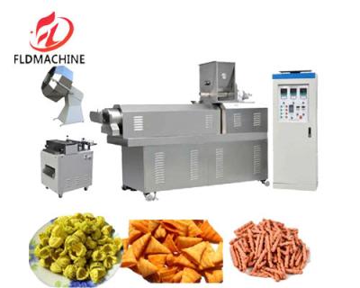 China Salad Food Making Equipment Bugle Chips Machine Frying Bugle Snack Food Processing Line for sale