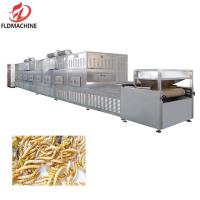 China Tunnel Microwave Black Soldier Fly Larvae Tenebrio Mealworm Insect Microwave Dryer for sale