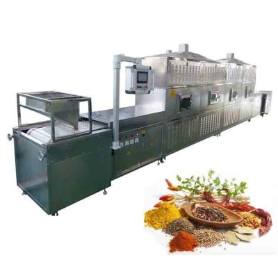 China Automatic Industrial Tunnel Drying Sterilization Equipment Conveyor Belt Fruit Tea Microwave Dryer Machine for sale