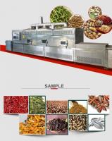 China Automatic Industrial Tunnel Drying Sterilization Equipment Conveyor Belt Fruit Tea Microwave Dryer Machine for sale