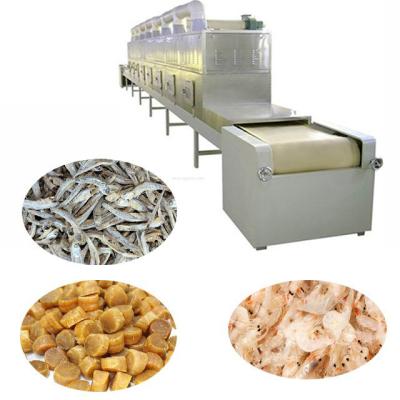 China Multi-Functional Conveyor Belt Fly Maggot Microwave Tunnel Dryer for sale