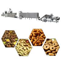 China 200kg/H Automatic Pet Food Production Line Dog Food Making Extruder Machine for sale