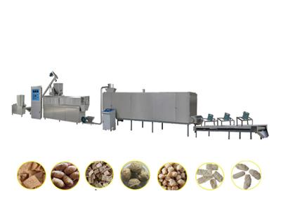 China Soy Pea Protein Nugget Extruder Soya Chunks Making Machine for sale