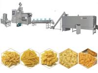 China 100 Kg / H Stainless Steel Corn Flour Conch Shell Screw Macaroni Making Machine Hollow Tube Pasta Noodle Crispy Food Forming Extruder for sale