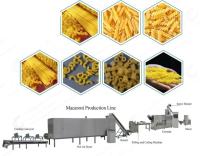 China Automatic Macaroni Pasta Food Machine with Small Scale Plant for sale