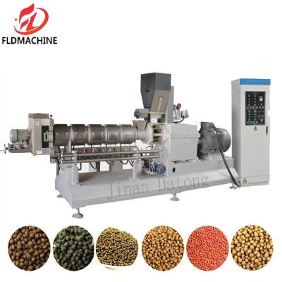 China Twin Screw Extruder Floating Koi Fish Feed Making Machine for sale
