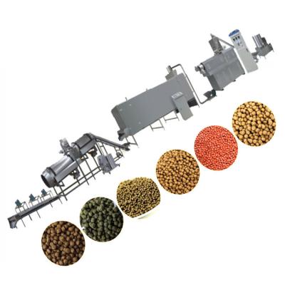 China China Factory Animal Pet Dog Cat Floating Fish Feed Pellet Production Machine Snacks Food Processing Making Extrusion Line for sale
