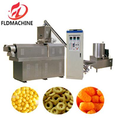 China Puffed Corn Chips Ball Snack Food Processing Production Line for sale