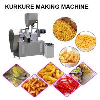 China Single Screw Kurkure Extruder Cheetos Nik Naks Snack Food Machine Production Line for sale