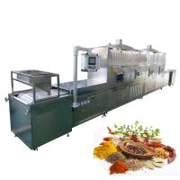 China Scented Green Black Tea Herbs Crush Leaves Powder Processing Dryer Microwave Drying Sterilizing Machine for sale