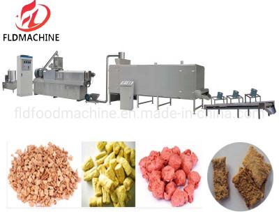 China Dry Soya Meat Protein Machines Textured Soy Chunks Production Machine Line Plant Equipment for sale