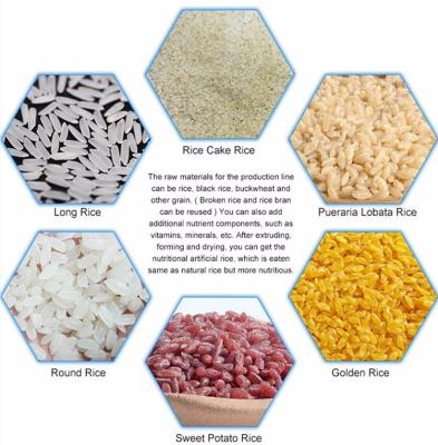 China Fortified Rice Making Machine Artificial Rice Production Machineartificial Rice Production Machinery for sale