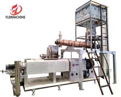 China Floating Fish Feed Pellet Making Extruder with 4.5*1.8*4.0 Electric Parts Omron etc for sale