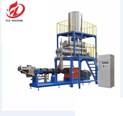China Floating Fish Feed Extruder Screw Granulator for Commercial Pet Food Production Line for sale