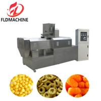 China Motor Cheese Curls Balls Machine Corn Puff Maker Puffed Snack Cereals Machinery Food Extruder for sale