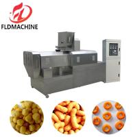China Motor Cheese Curls Balls Machine Corn Puff Maker Puffed Snack Cereals Machinery Food Extruder for sale