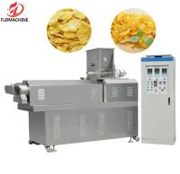 China 200-250 Kg/H Capacity Puff Corn Flakes Maker Breakfast Cereals Processing Line for sale