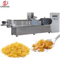 China Breakfast Cereal Corn Flakes Processing Line with Electric Power Source and FUJI Parts for sale