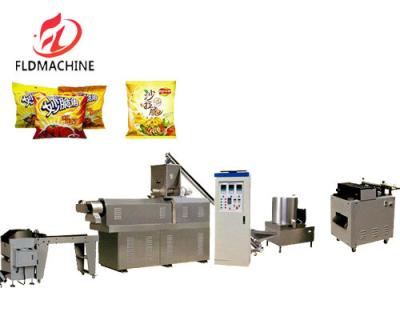 China Doritos Tortilla Snack Food Extruder Machine Frying Nachos Chips Food Making Machine for sale