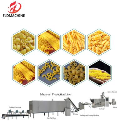China Industrial Macaroni Pasta Making Machine for Noodle Fusilli Conchiglie Penne Production for sale