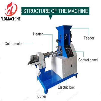 China Floating Fish Pet Feed Dog Food Extruder Machine for Grinding Equipment Performance for sale