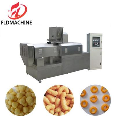 China 1200cm * 230cm * 270cm Rice Flour Corn Puff Cheese Ball Snack Food Packaging Machine for sale