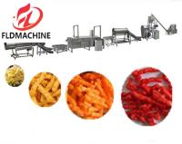 China Rice Flour Fried Snacks Cheetos Kurkure Nik Nak Making Machine by FUJI Electric Parts for sale